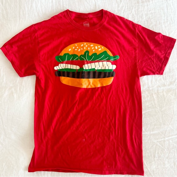 burger king | Tops | Burger King Home Of The Whopper Red Graphic Tee ...